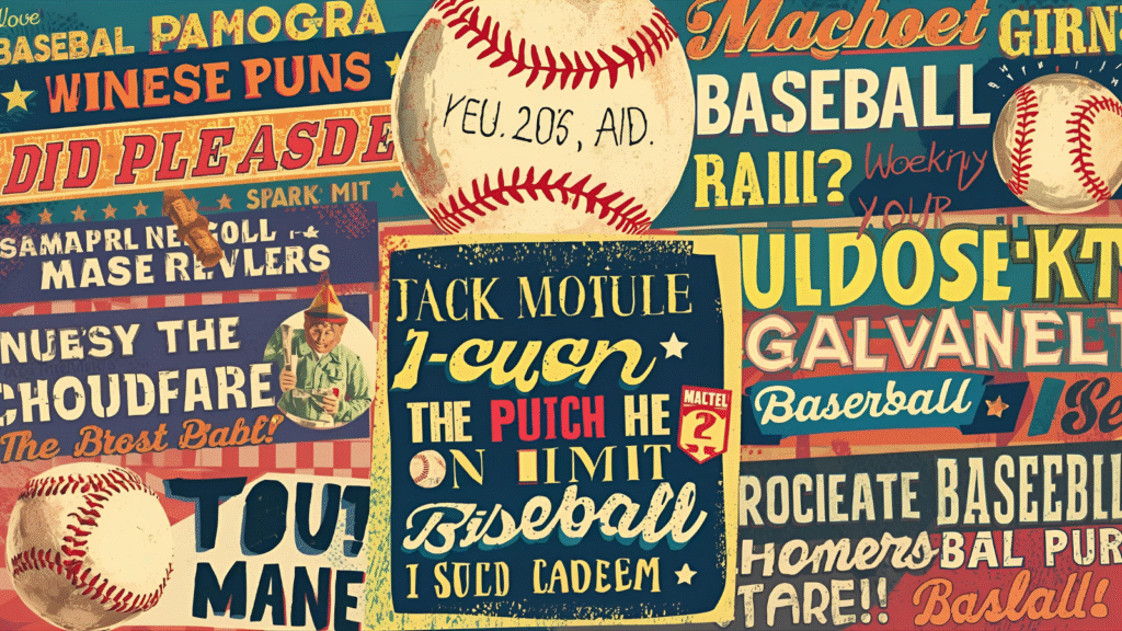 366 Baseball Puns That Are a Home Run of Laughter ⚾2025