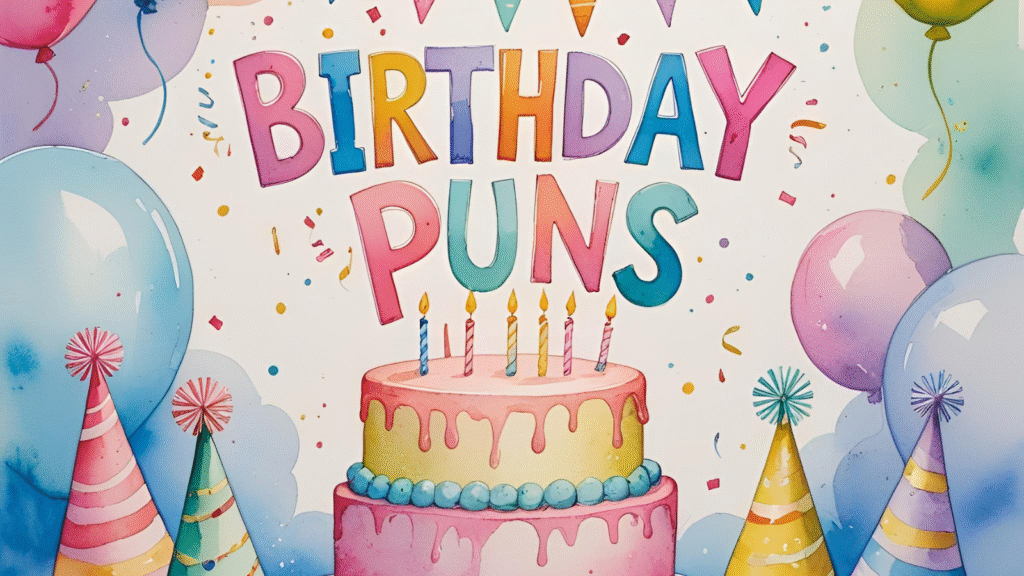 558 Top Birthday Puns Collection 🎂For (2025)